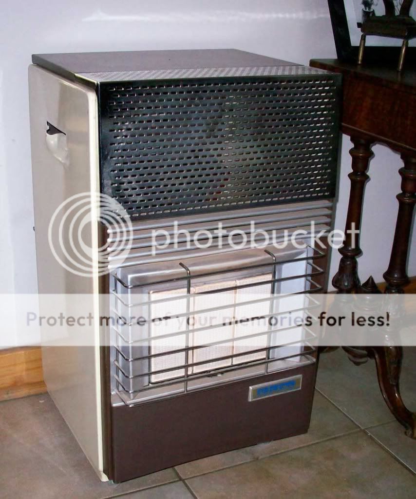 Gas heater goes ka-pow